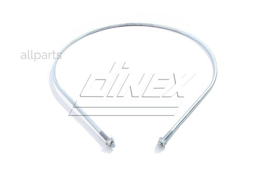 DINEX 80923 хомут крепления бочки глушителя ! E-line (упрощ. версия) 2x \Volvo FH12/16