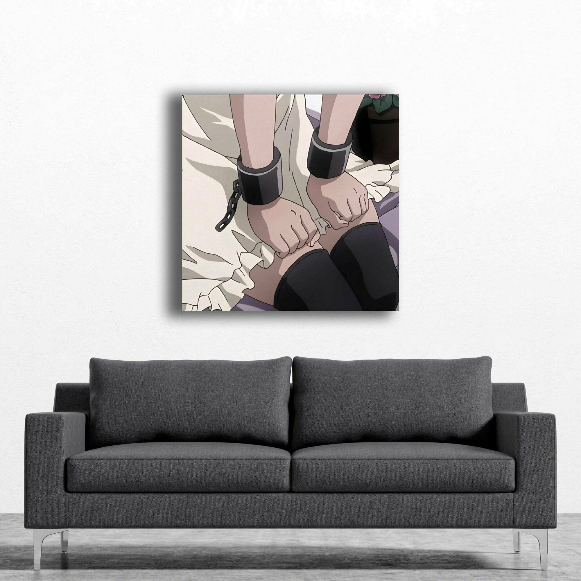 Интерьерная картина на холсте / dead inside / zxc 70*70