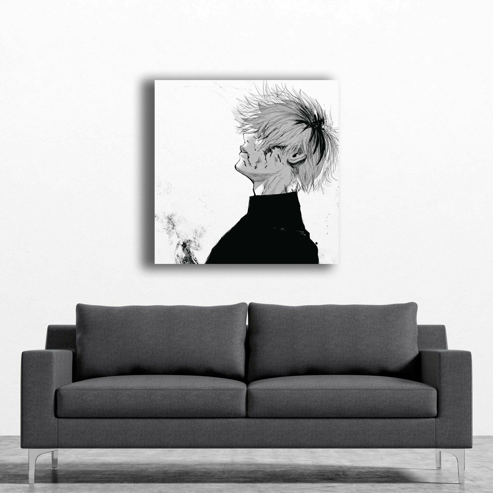 Интерьерная картина на холсте / dead inside / zxc 60*60