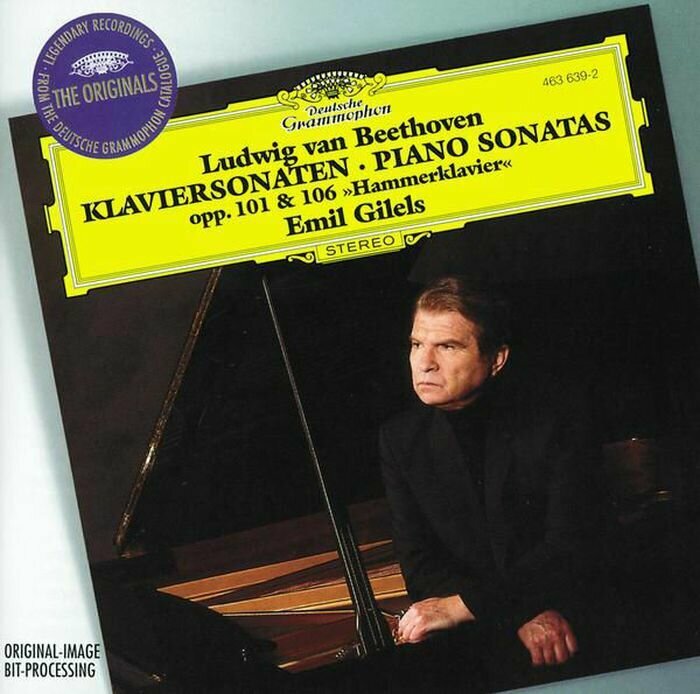 BEETHOVEN: Piano Sonatas op. 101+106. Gilels (1 CD)