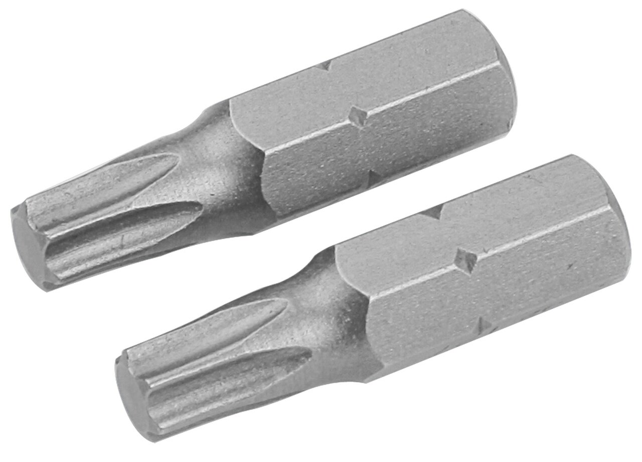 Набор вставок (бит) торцевых 1/4", Torx, T30, 25 мм, 2 предмета TOLSEN TT20226