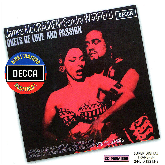 Duets of Love and Passion Decca Most Wanted Recitals Vol. 28 (1 CD)