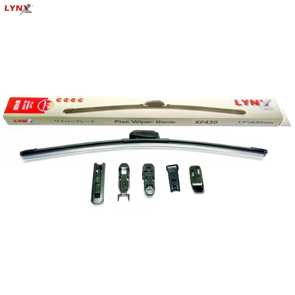 Щетка стеклоочистителя бескаркасная LYNXauto XF430 430 мм / 430 мм, 1 шт.