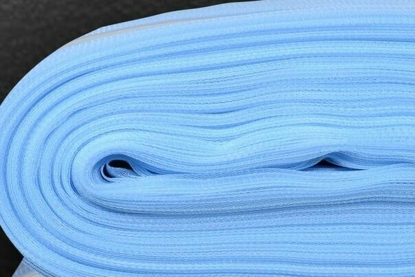 Фатин люкс мягкий "Небесно голубой" ширина 300см, длина 100см