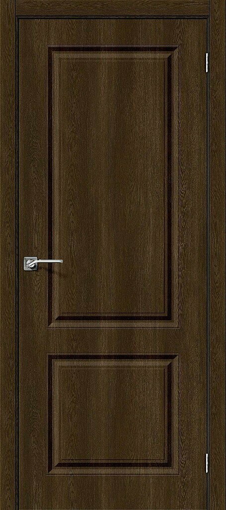 Дверь Скинни-12 / Цвет Dark Barnwood / Двери Браво