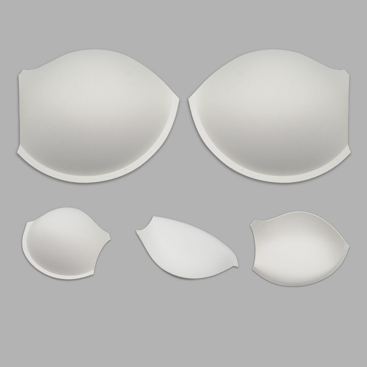 Чашечки для бюстгальтера с уступом под бретель, с эффектом push-up, AC-50, размер 70 (001 белый), 1 пара