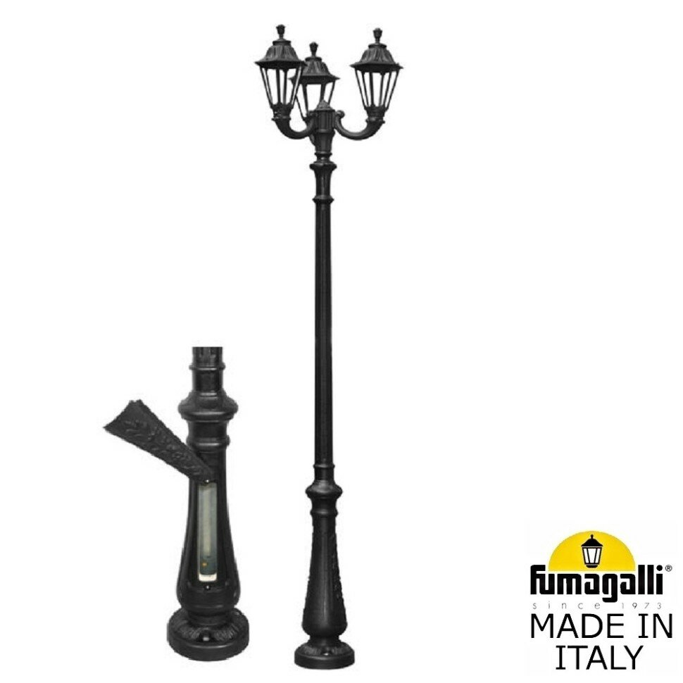 Парковый фонарь Fumagalli NEBO OFIR/Rut 3L E26.202. R30. AXF1R