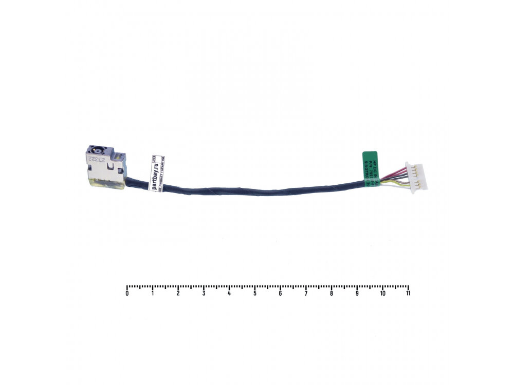 Разъем питания для HP 15-AC 15-AE 250 G4 4.5x3.0mm 8-pin 11cm