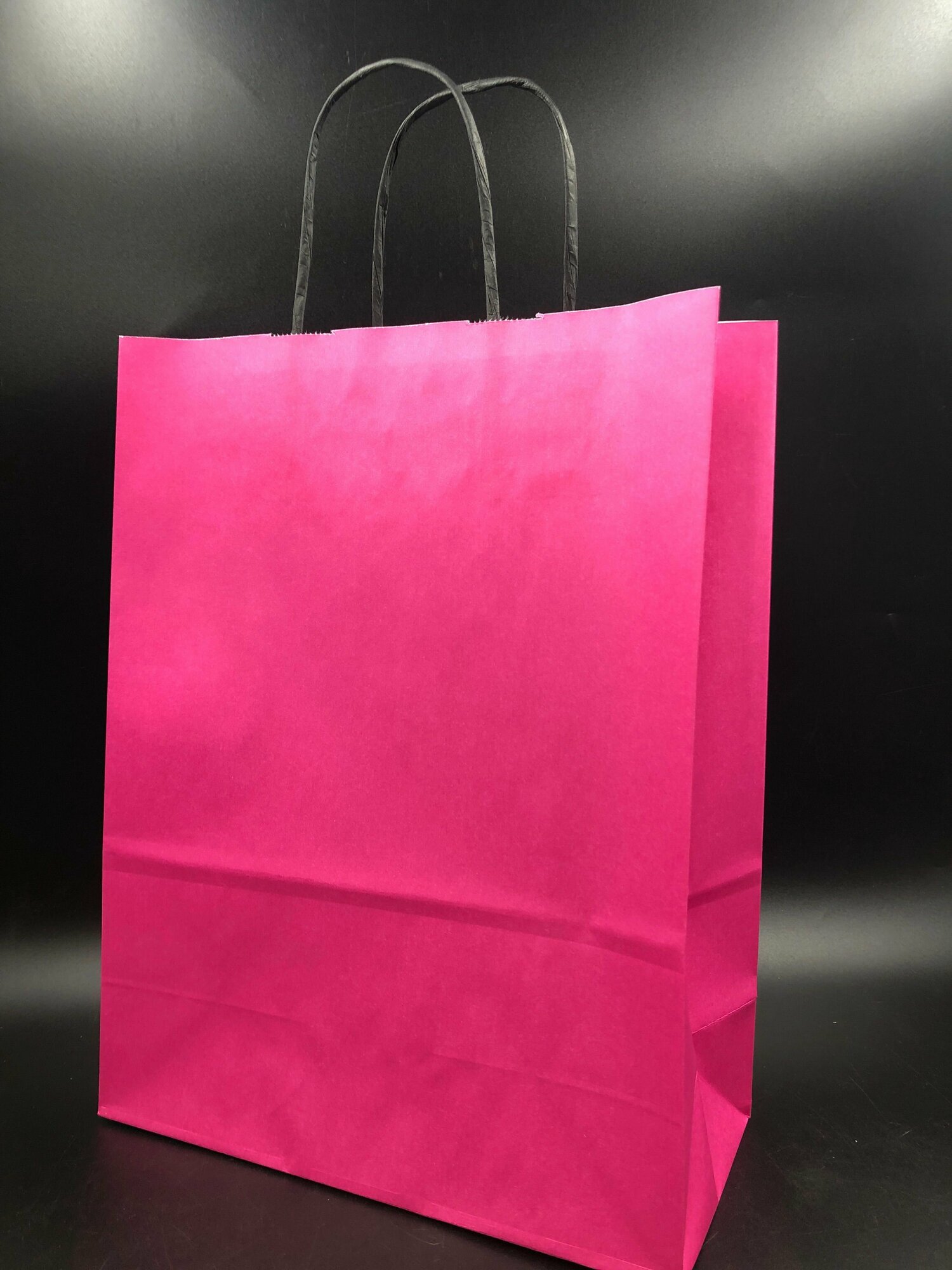 Пакет 5 шт. Toptwist малиновыйикрафт, круч. ручки,240х310х110 арт.63