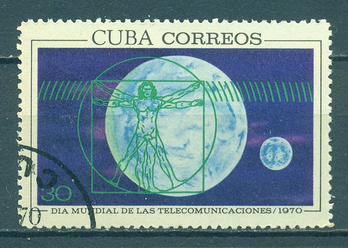 Почтовые марки Куба 1970г. "Всемирный день электросвязи" Связь U
