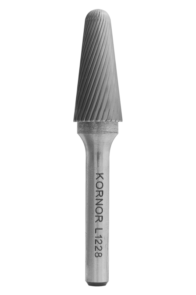 Борфреза Kornor сфероконическая L1633M06 насечка стандарт