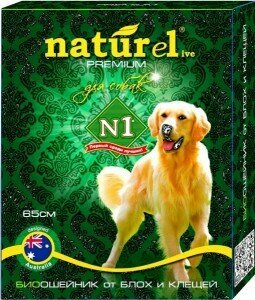 N1 NATUREL BIO ошейник от блох для собак, 65 см 65 см