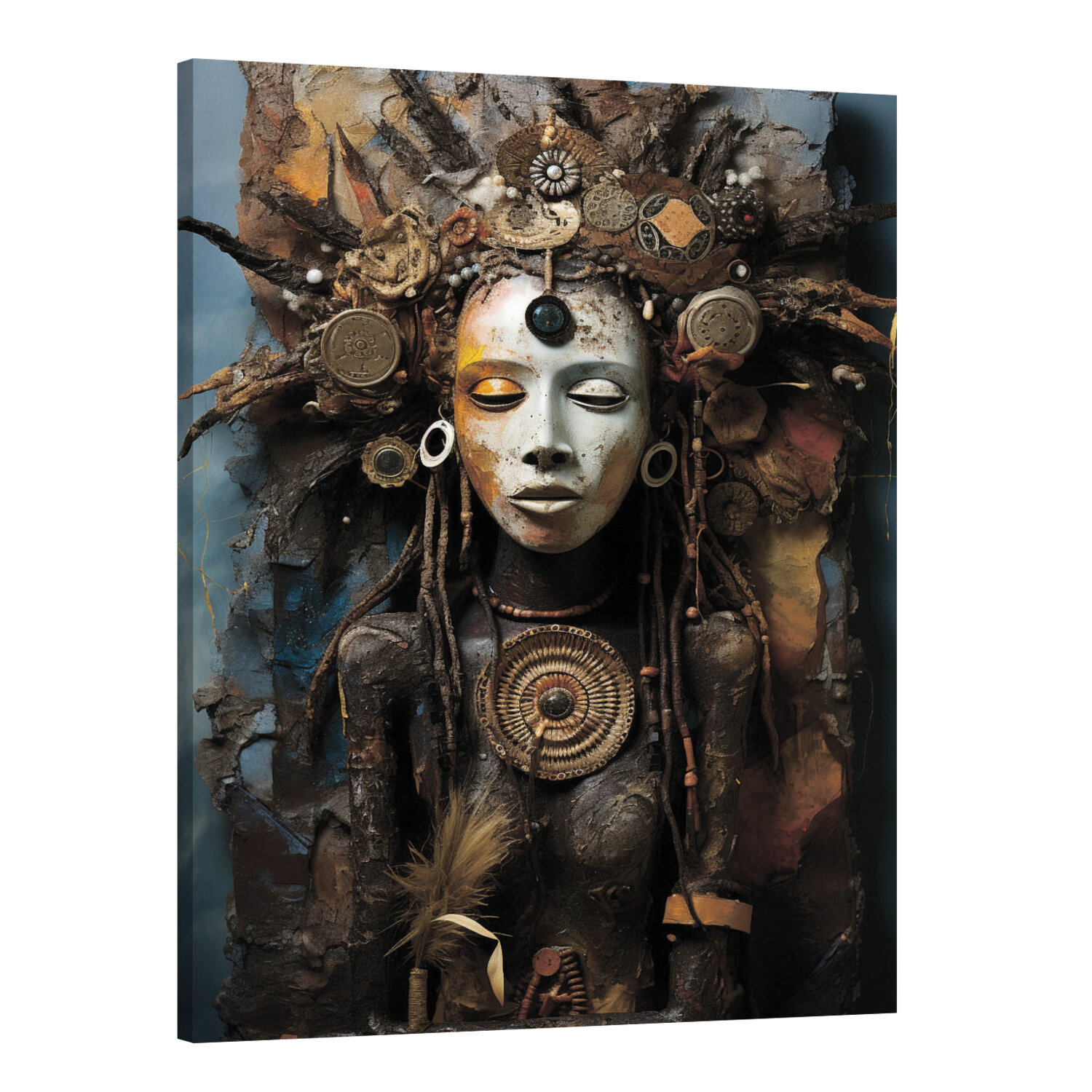 Интерьерная картина 50х70 "Шаманский ритуал исцеления"