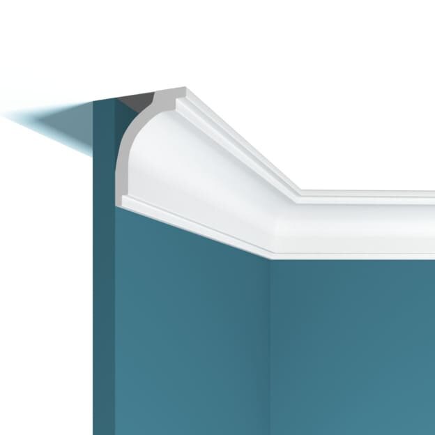 Плинтус потолочный (карниз) ударопрочный Р57 Перфект Плюс 2 метра. 50*70мм