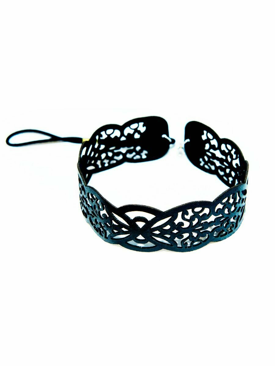 Кожаная повязка для волос