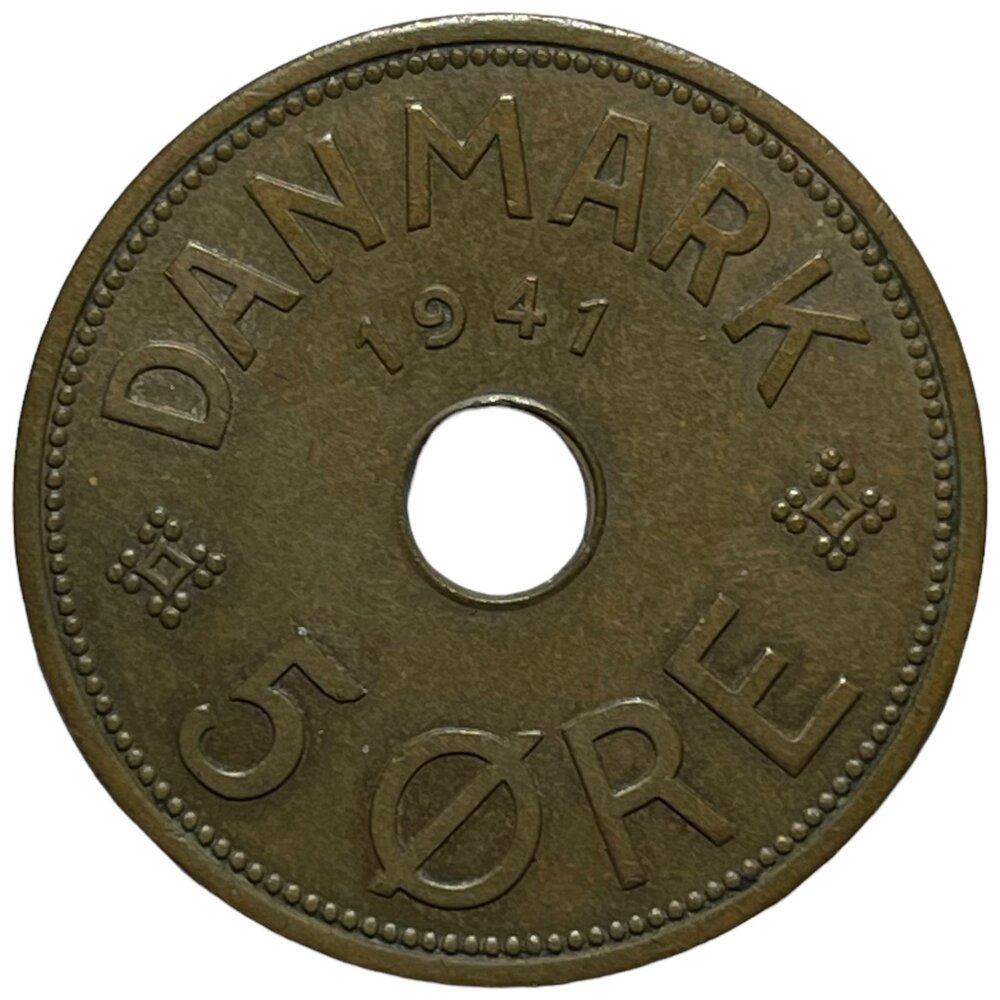 Фарерские острова 5 эре (оре) 1941 г.
