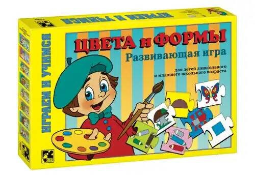 Настольная игра Играем и учимся Цвета и формы