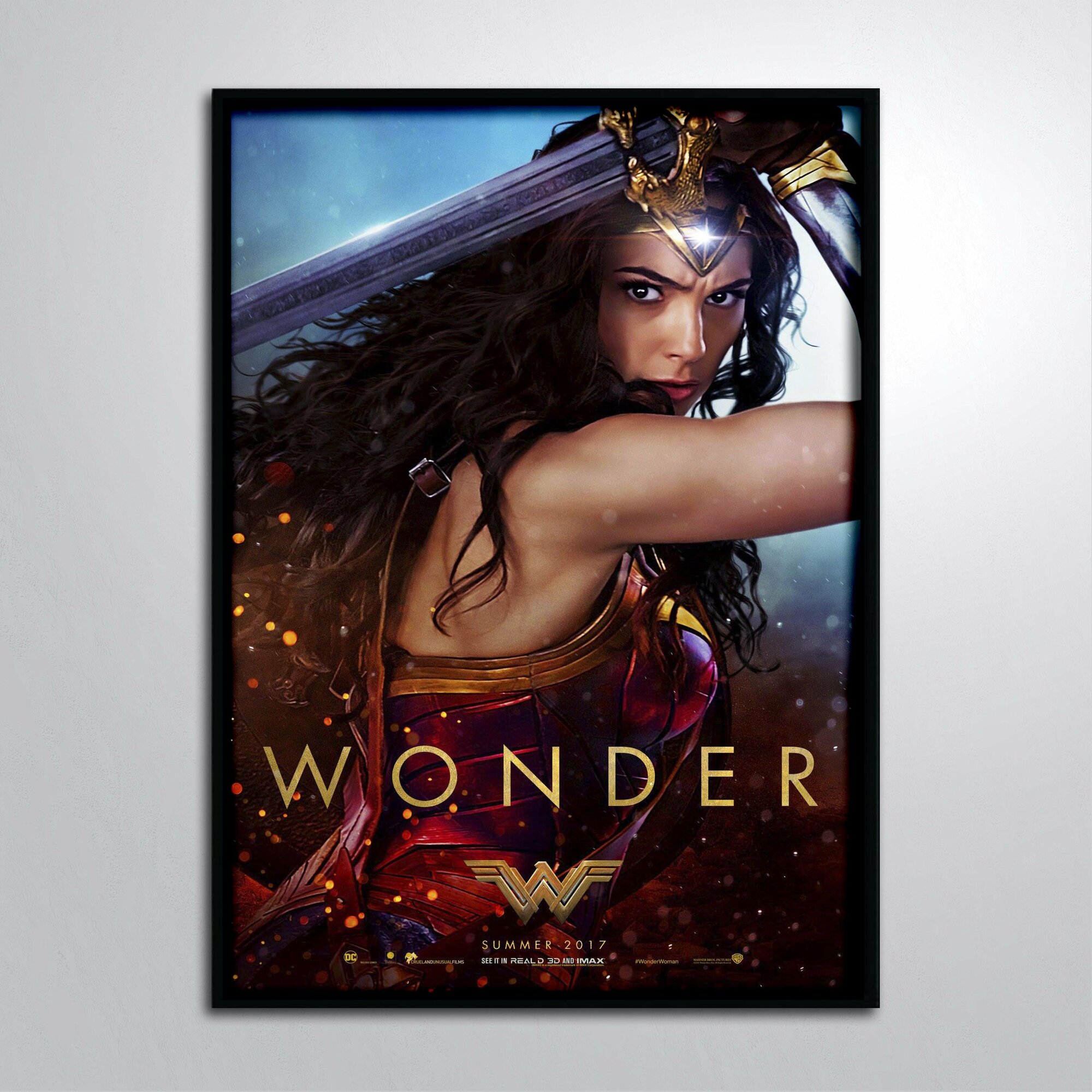 Постер без рамы/Вселенная DC Чудо-женщина Галь Гадот Диана Wonder Woman
