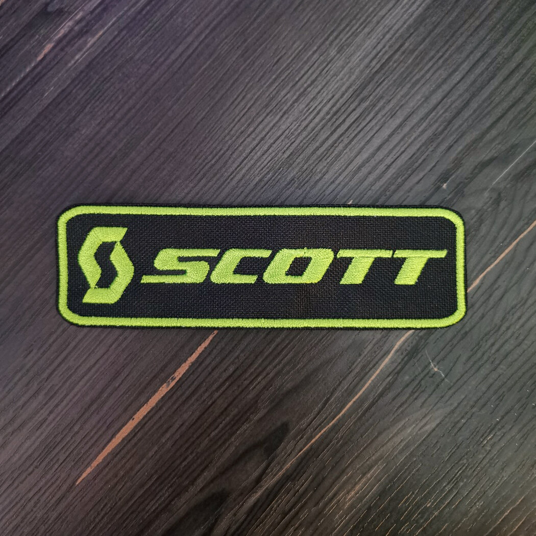 Нашивка SCOTT лайм
