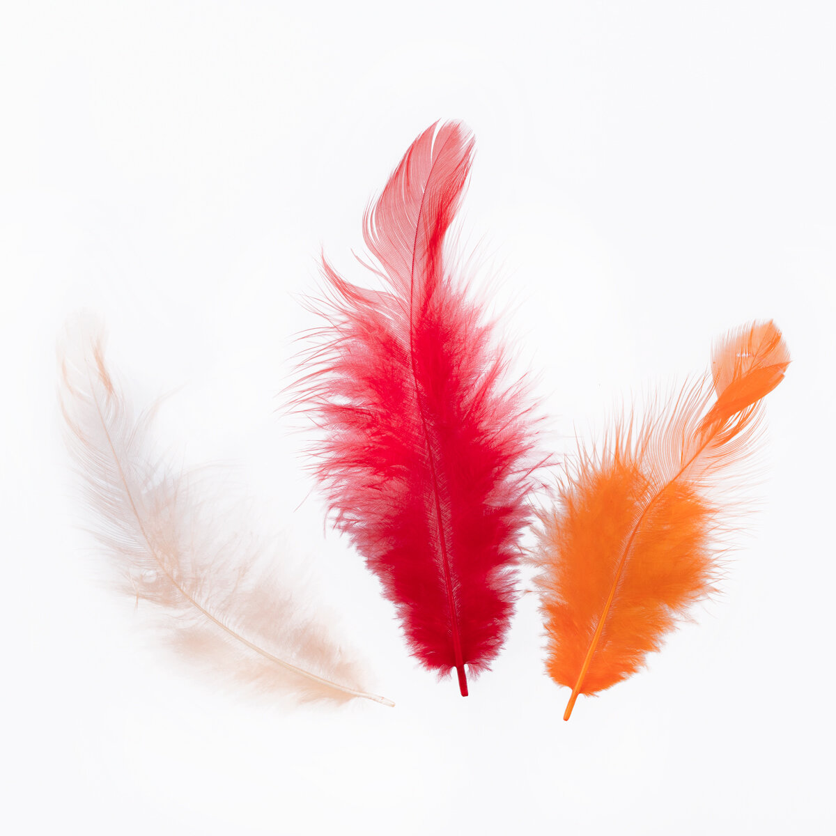 Mr.Painter PLU-04 Перья декоративные 10 см 3 г ±0.5 г 30 шт красный оранжевый белый