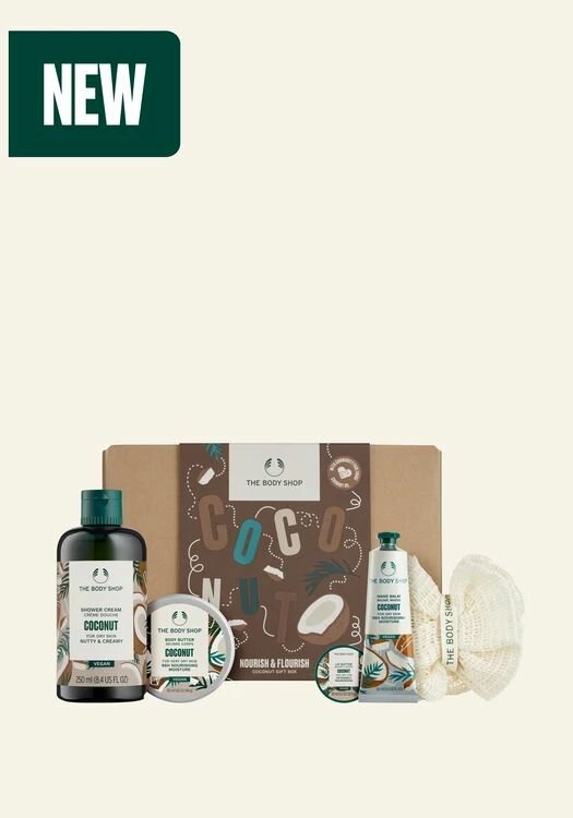 Набор уходовой косметики The Body Shop Nourish & Flourish Coconut