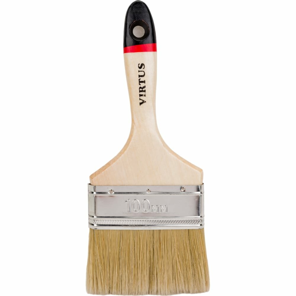 Малярная кисть VIRTUS Expert плоская, 100 мм 001003100