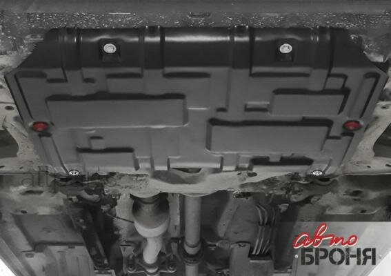 Автоброня 111.09417.1 Защита кртера + КПП + комплект крепежа, Сталь, Haval F7 2019-, V - 1.5T 2.0T