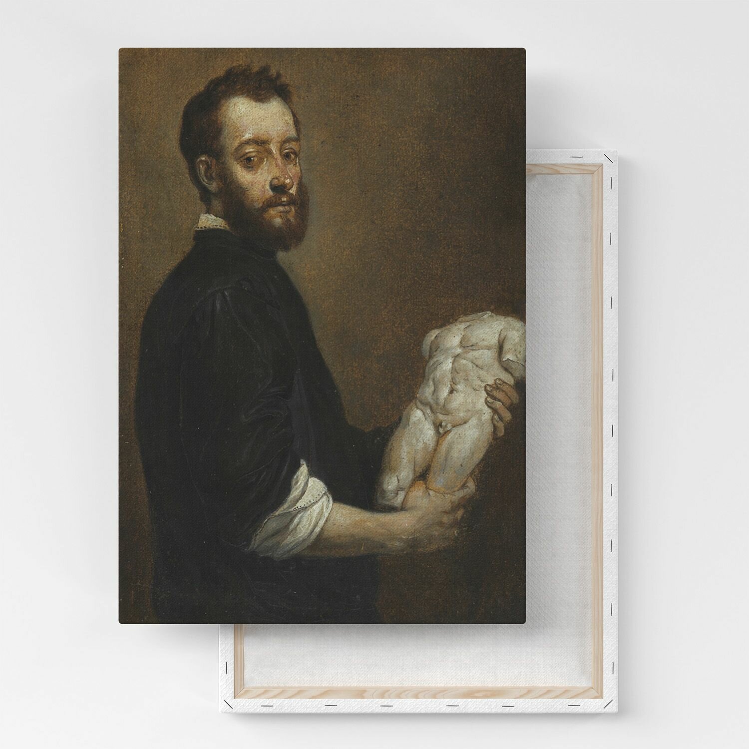 Картина на холсте, репродукция / Давид Тенирс Младший - Portrait of a Sculptor / Размер 60 x 80 см