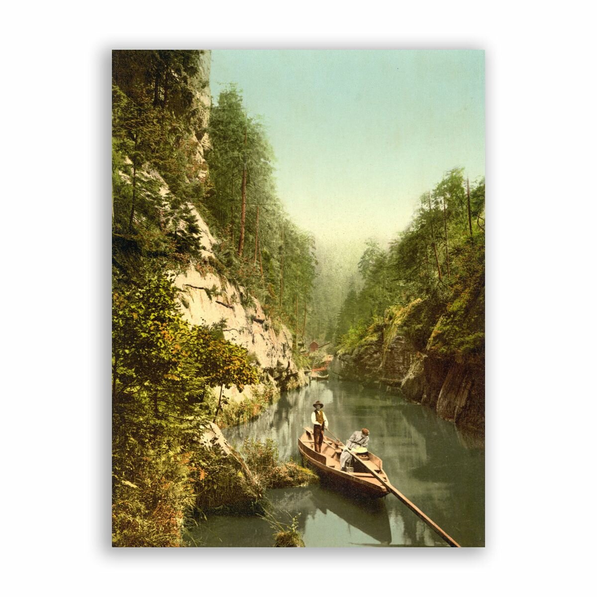 Постер, плакат на бумаге / Edmunds Klamm, Bohemian Switzerland / Размер 60 x 80 см
