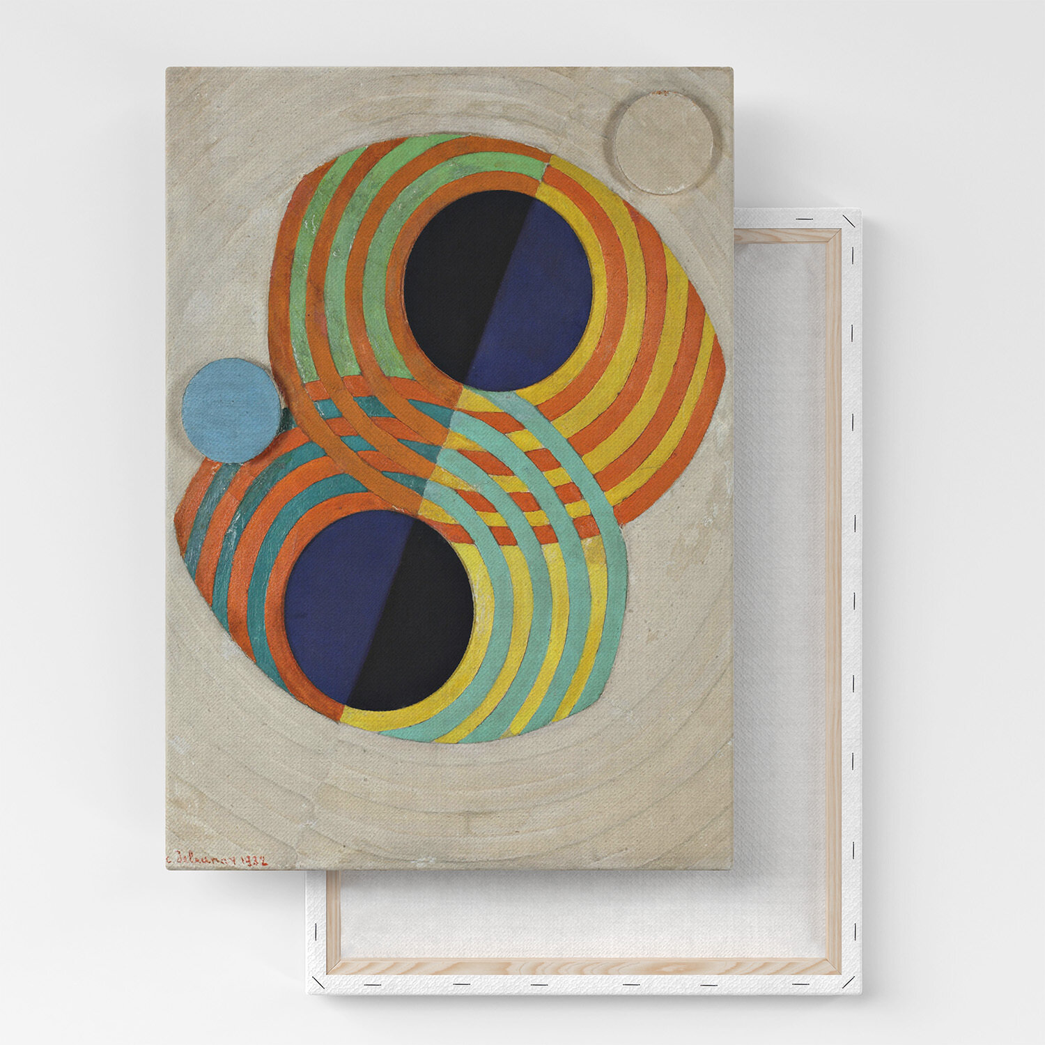 Картина на холсте, репродукция / Робер Делоне - Relief, Rythms / Размер 30 x 40 см