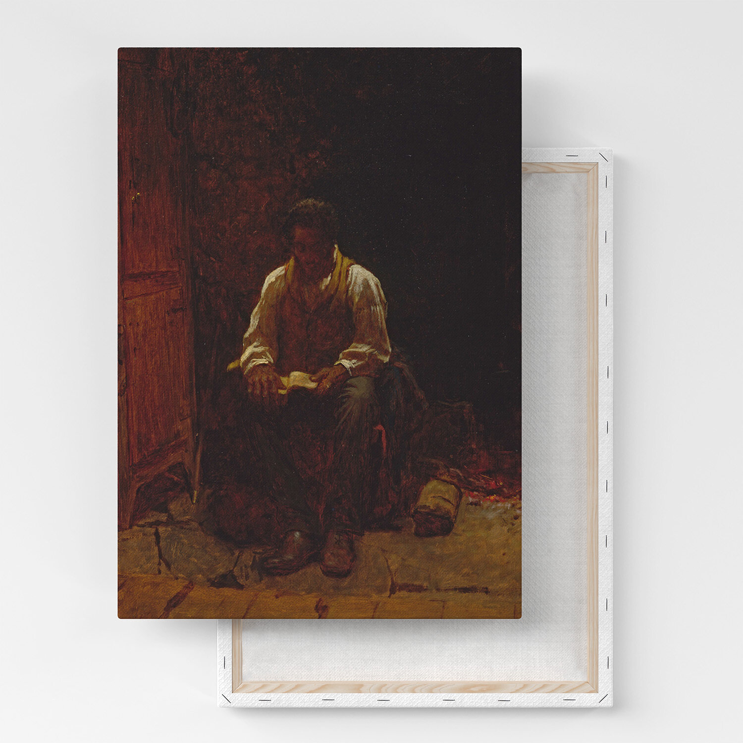 Картина на холсте, репродукция / Истмен Джонсон - The Lord Is My Shepherd / Размер 30 x 40 см