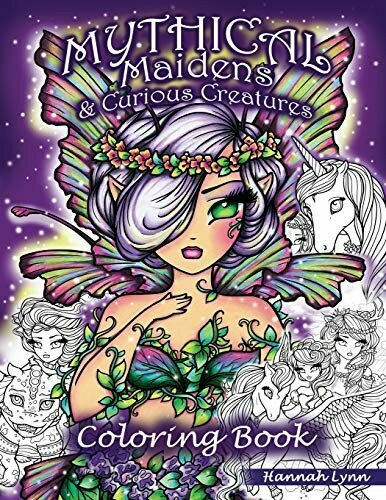 Lynn Hannah "Mythical Maidens & Curious Creatures Coloring Book"