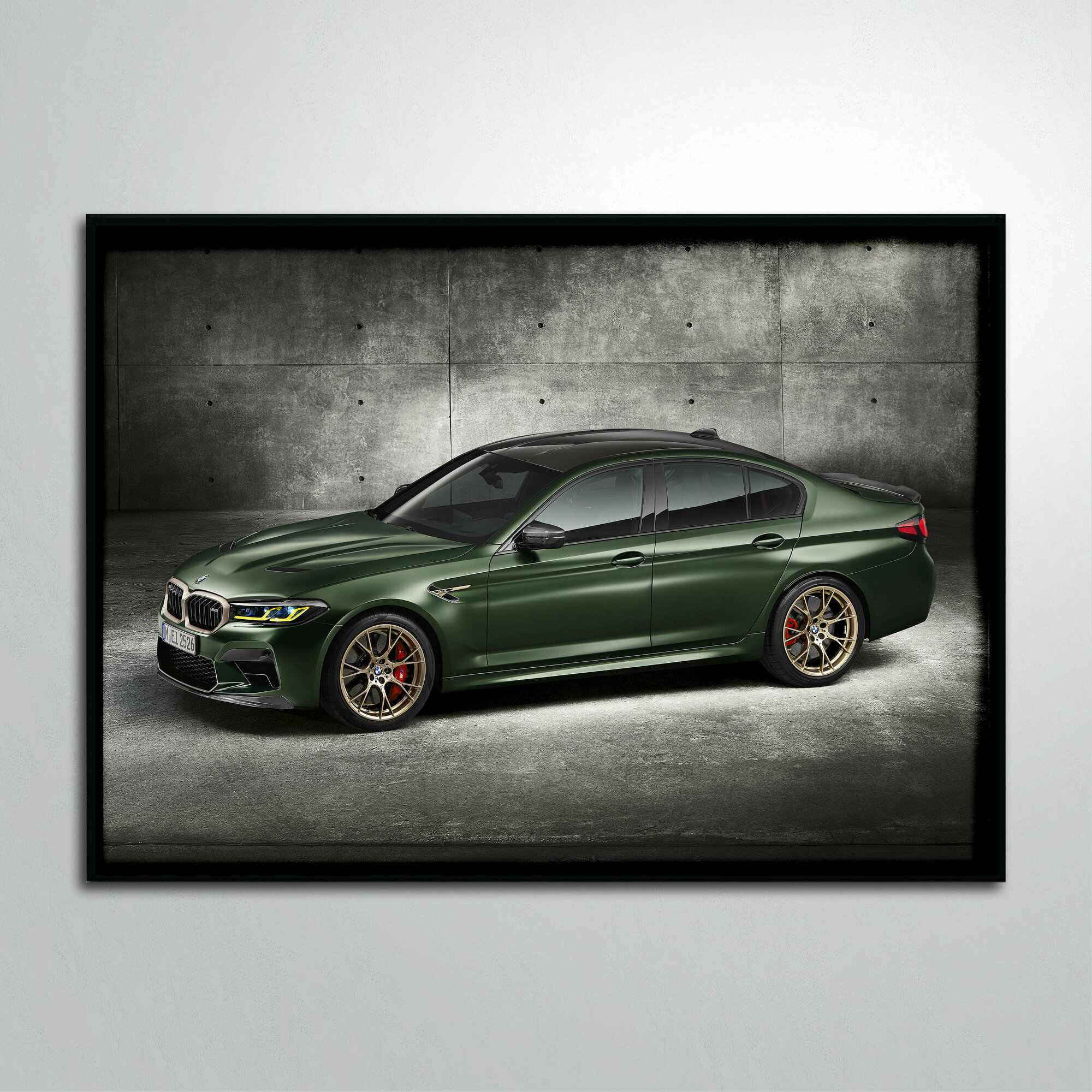 Постер без рамы/Интерьер/Авто/BMW M5 CS
