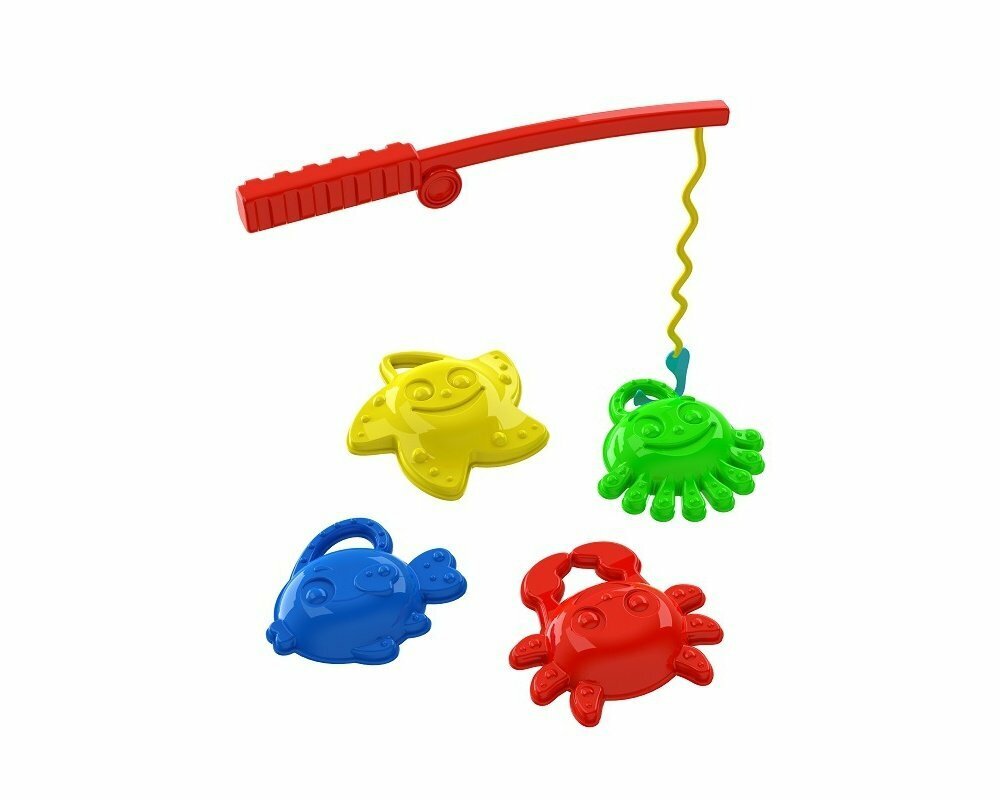 Набор "Рыбалка" (удочка + 4 формочки)