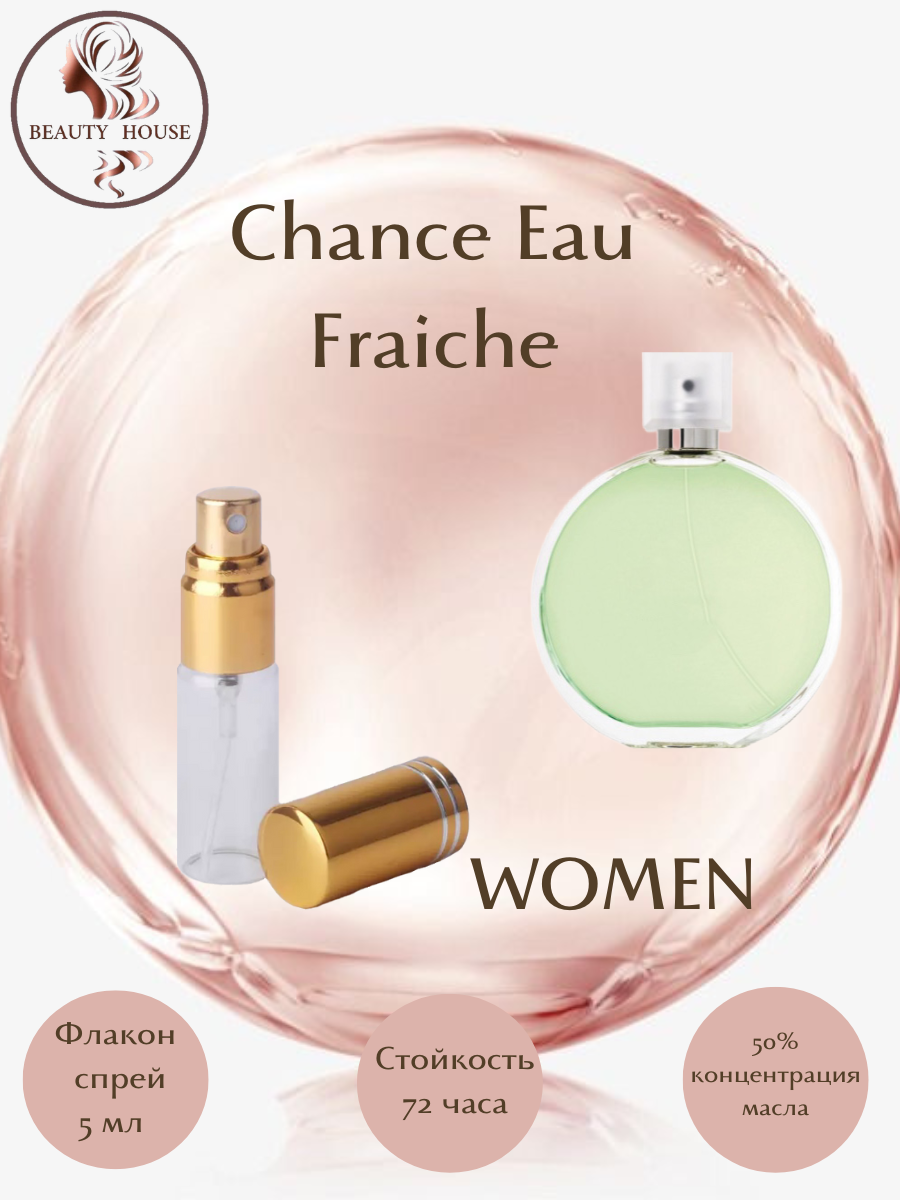Духи масляные Chance Eau Fraiche масло спрей 5 мл женские, шипровые, цветочные