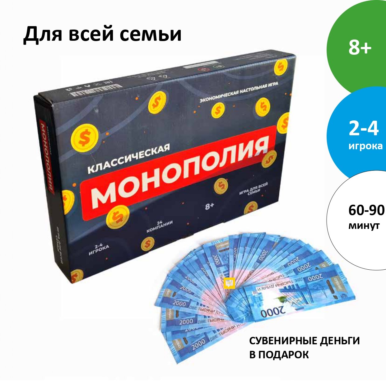 Настольная игра "Классическая Монополия"