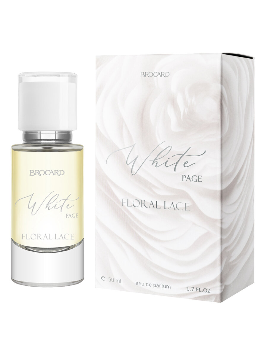 Парфюмерная вода Brocard "White Page Floral Lace", женская, 50мл
