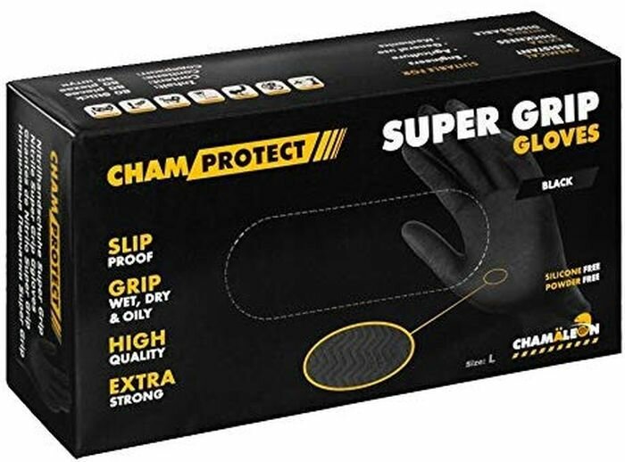 Перчатки нитриловые Super Grip размер L CHAMAELEON