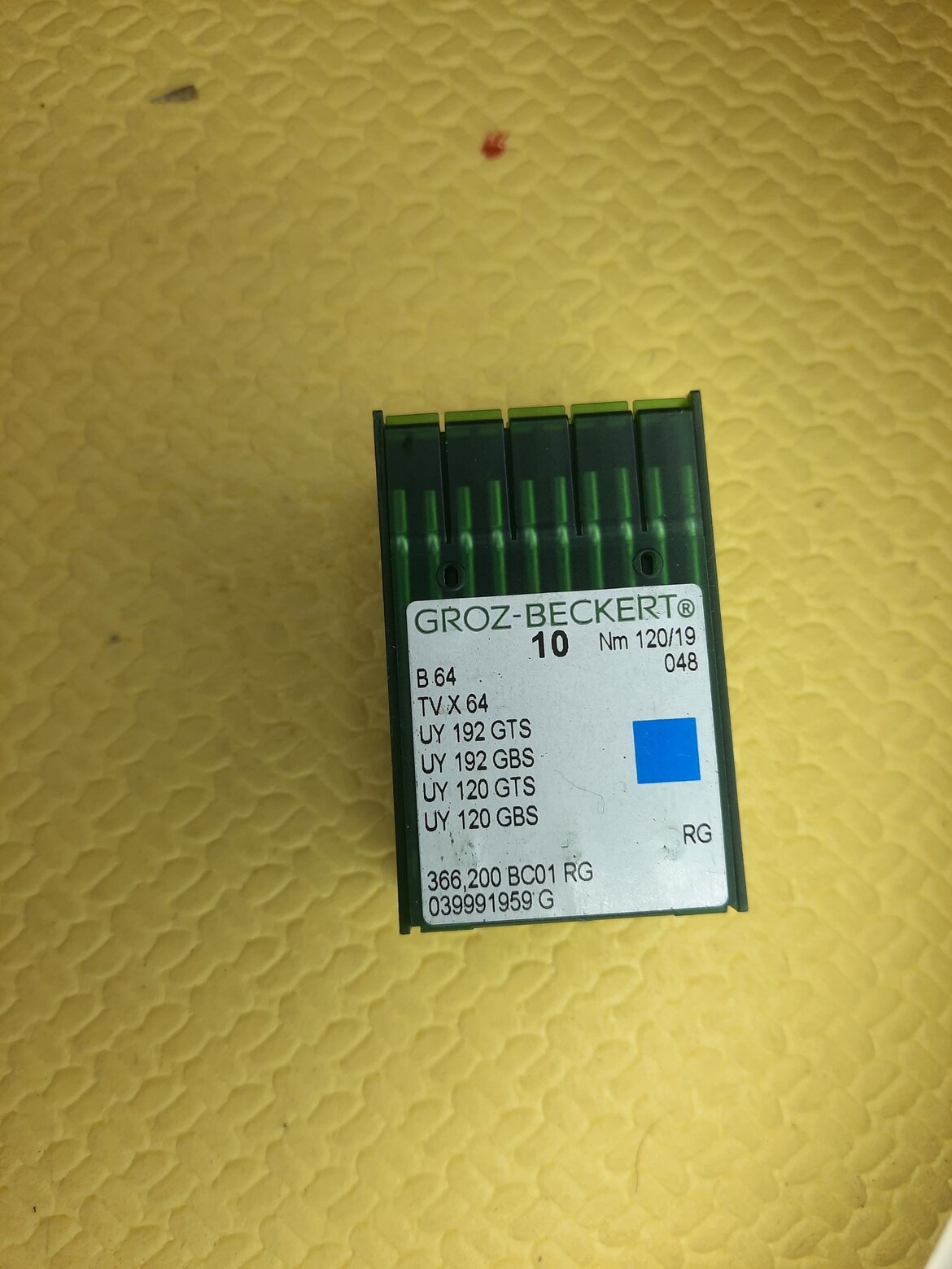 20шт Промышленных швейных игл Groz-Beckert B 64 TVX 64 UY 192 GTS UY 192 Groz-Beckert S UY 120 GTS UY 120 Groz-Beckert S RG №120/19 048