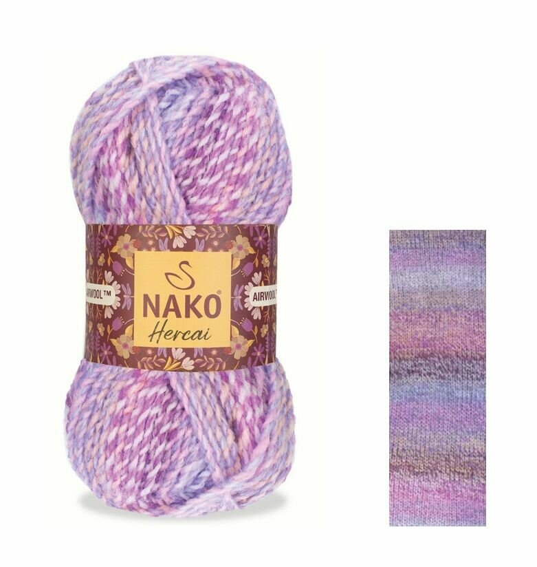 Пряжа Hercai Nako (5 мотков по 100 грамм-156м.)100% акрил 28165