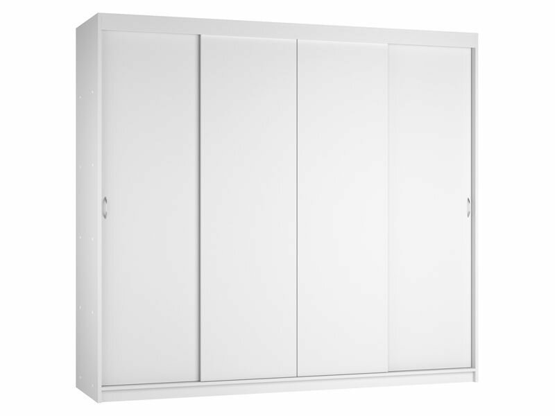 Шкаф купе для одежды со штангой "Эко 4" 240х200х45 Белый