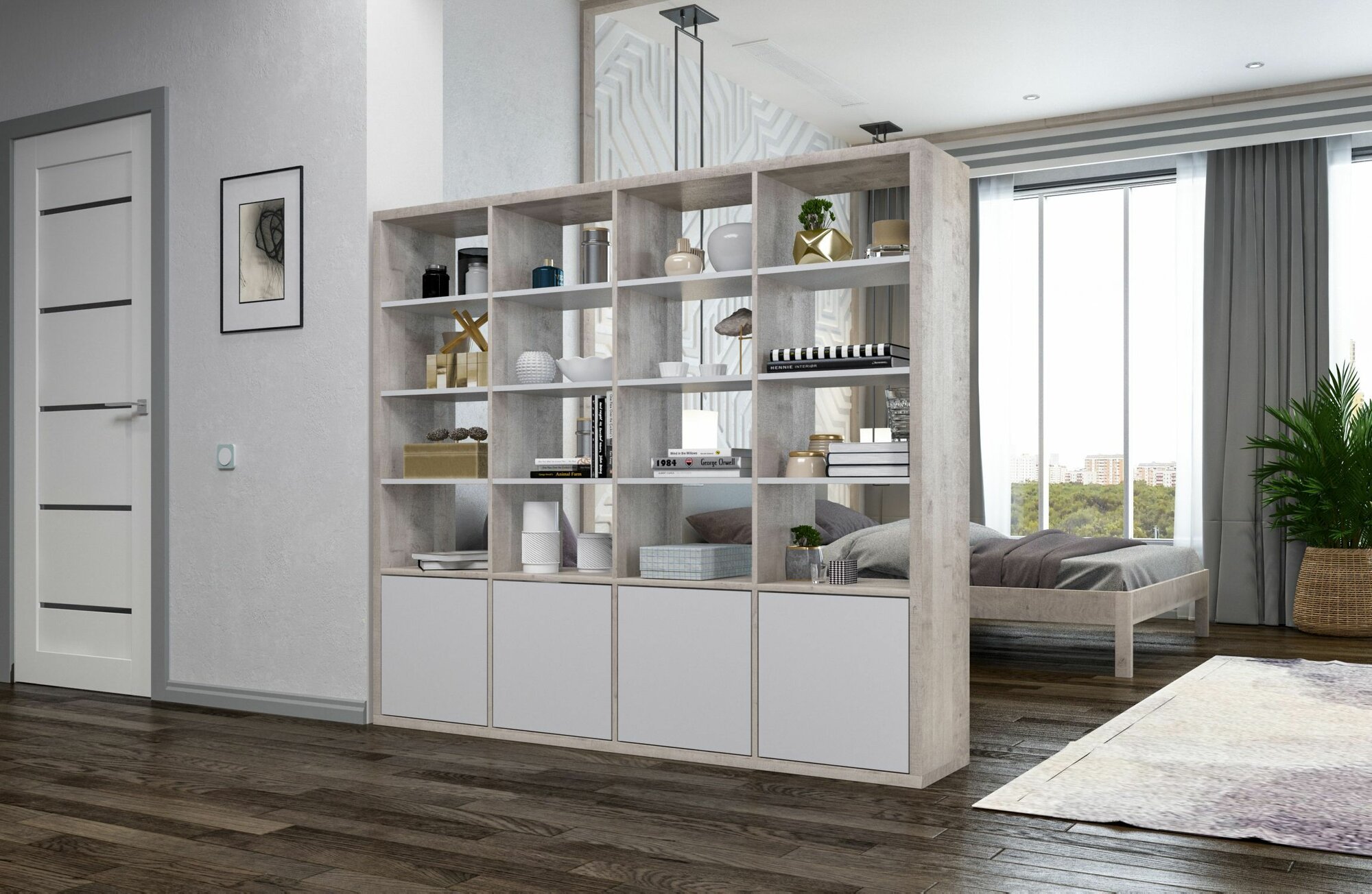 Стеллаж Космос 4 180 x 30 x 160 см