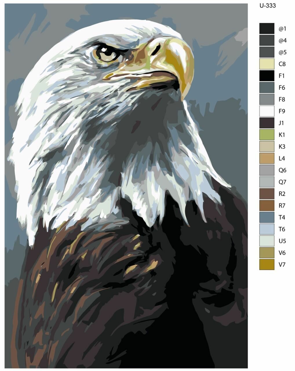 Картина по номерам U-333 "Орел" 40x60 см