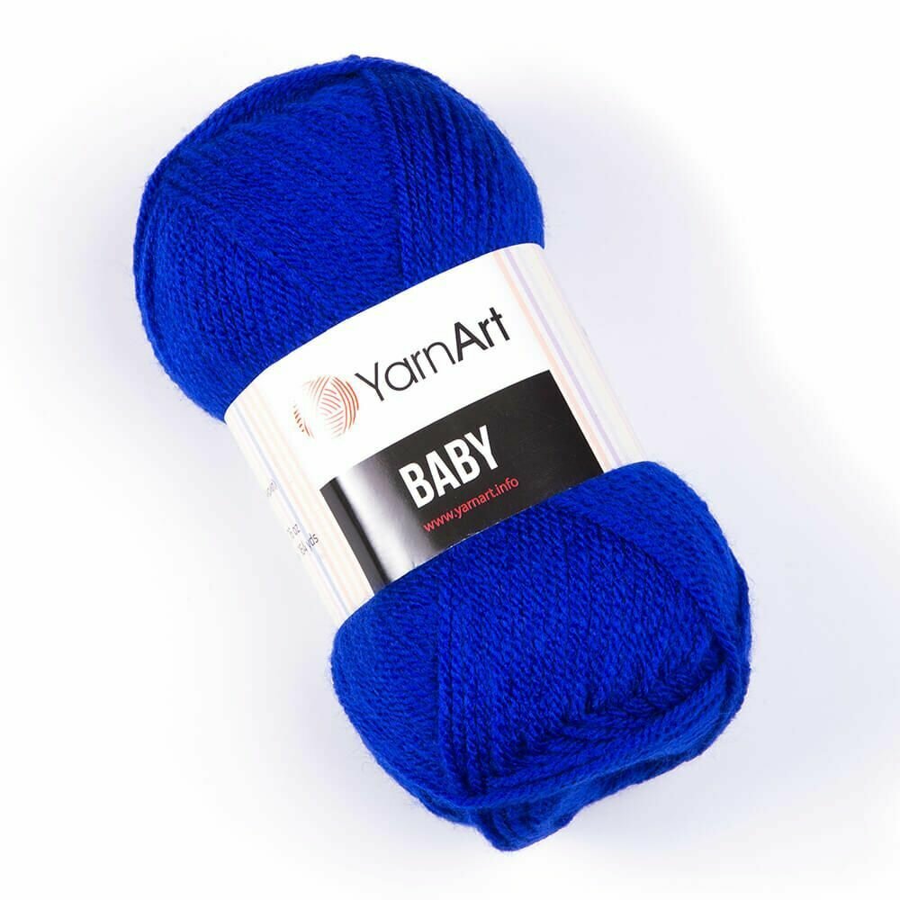 Пряжа бэби (Baby Yarnart) беби упаковка 5 мотков 50 г. 150 м. 100% акрил цвет 979 василек