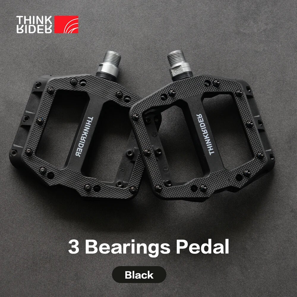 ThinkRider педали MTB черные 3 подшипника