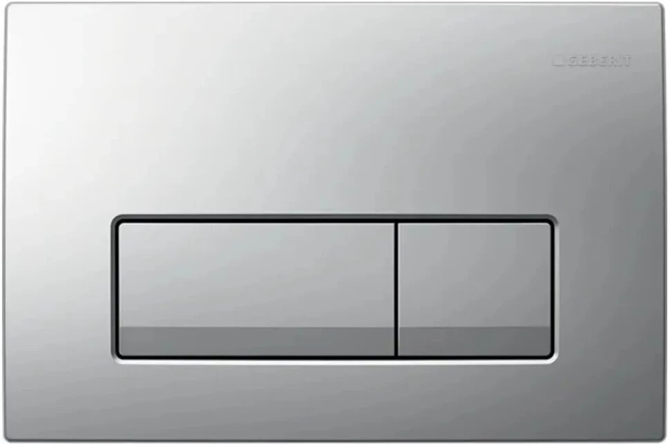 Кнопка смыва Geberit Delta 50 115.119.46.1 для инсталляции, матовый хром