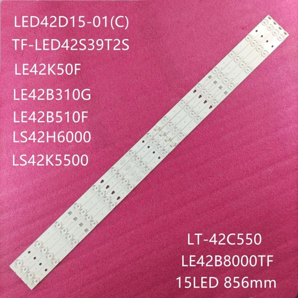 Лента светодиодной подсветки для LED42D15-01(C) Telefunken TF-LED42S37T2 TF-LED42S39T2S MTV-4231LTA2 MTV-4225LT2 42F1633DG LE42K5500TF