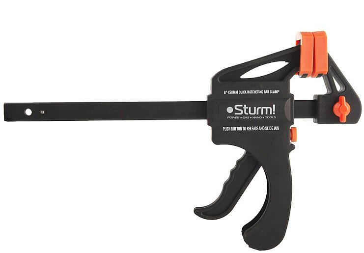Струбцина быстрозажимная с фиксатором Sturm! 150 мм 1078-04-15