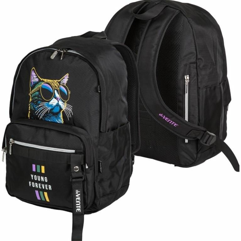 Рюкзак молодежный "deVENTE. Air Jump. Young Forever" 40x31x20 см, вес 500 г, текстиль