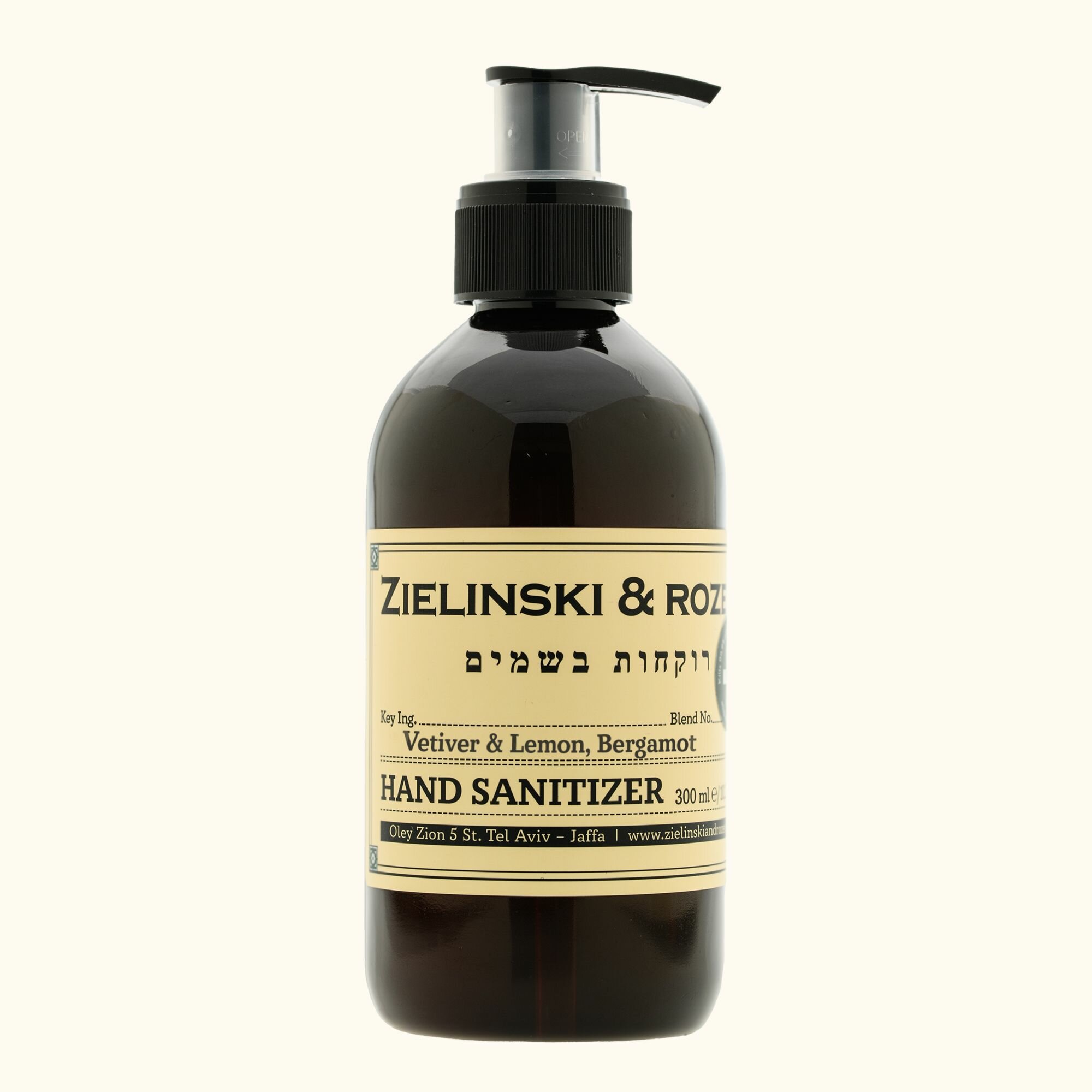 Zielinski & Rozen Гель для рук Ветивер, Лимон, Бергамот (300мл)